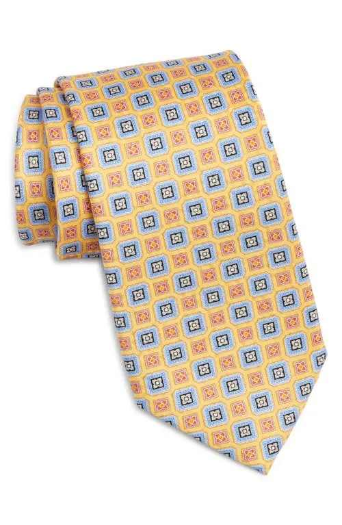 Nordstrom Floral Jacquard Neck Tie - Yellow