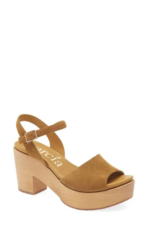 PEDRO GARCIA Danila Platform Sandals - Alpaca Castoro