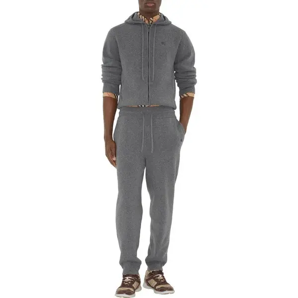 Burberry Cashmere Blend Jogging Pants - Grey