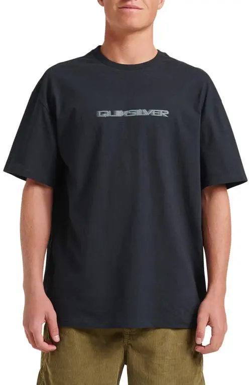 Quiksilver High Speed Blur Oversize Cotton Graphic T-shirt