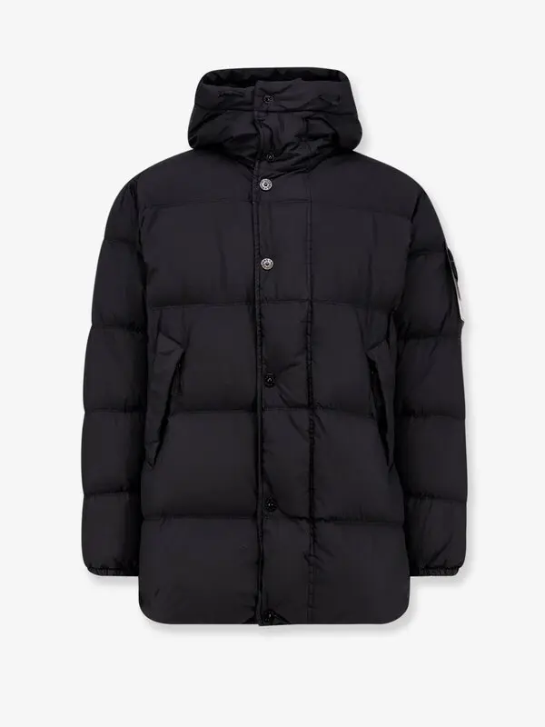 Stone Island Recycled Nylon Down Jacket - Black