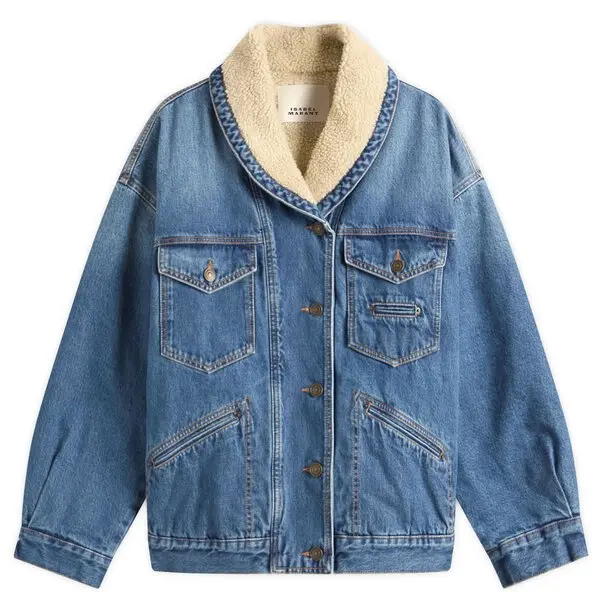 Isabel Marant Pimia Denim Jacket - Blue