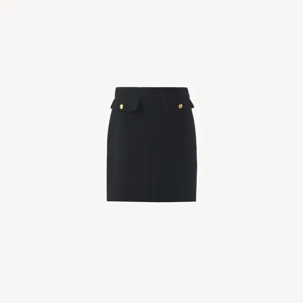 Chloé Knee-length Wool Bouclette Skirt
