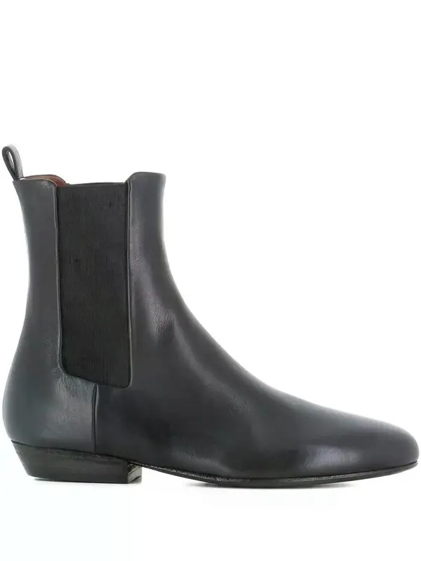 Marsèll Elastic-panel Leather Boots - Black