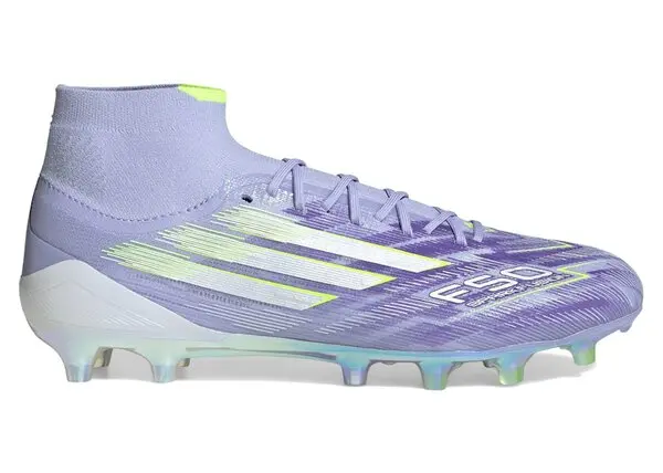 Adidas F50 Elite Midcut Fg Sparkfusion Radiant Blaze Pack - Violet Tone/lucid Lemon/purple Rush