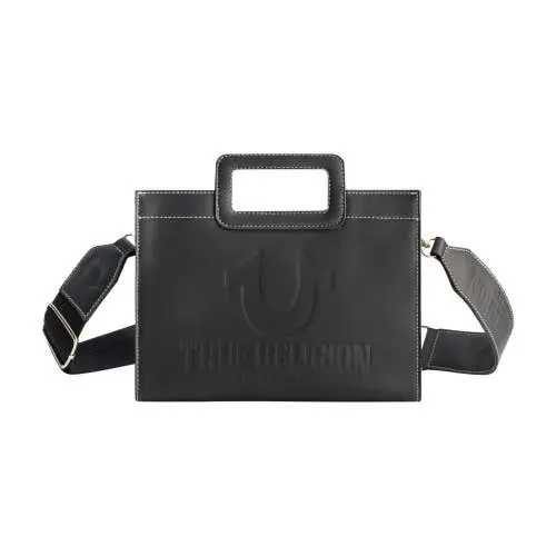 True Religion Horseshoe Motif Modern Tote