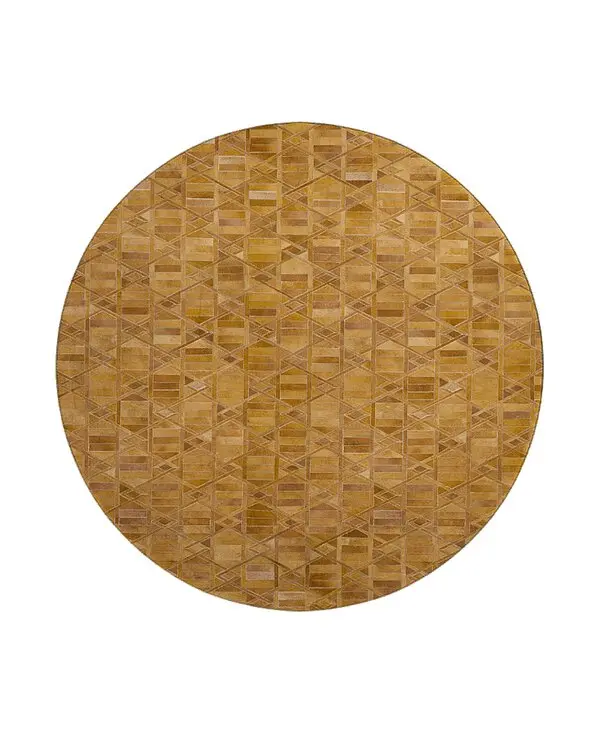 DALYN RUG COMPANY Dalyn Bozeman Bm4 Round Area Rug, 8' X 8 - Rust
