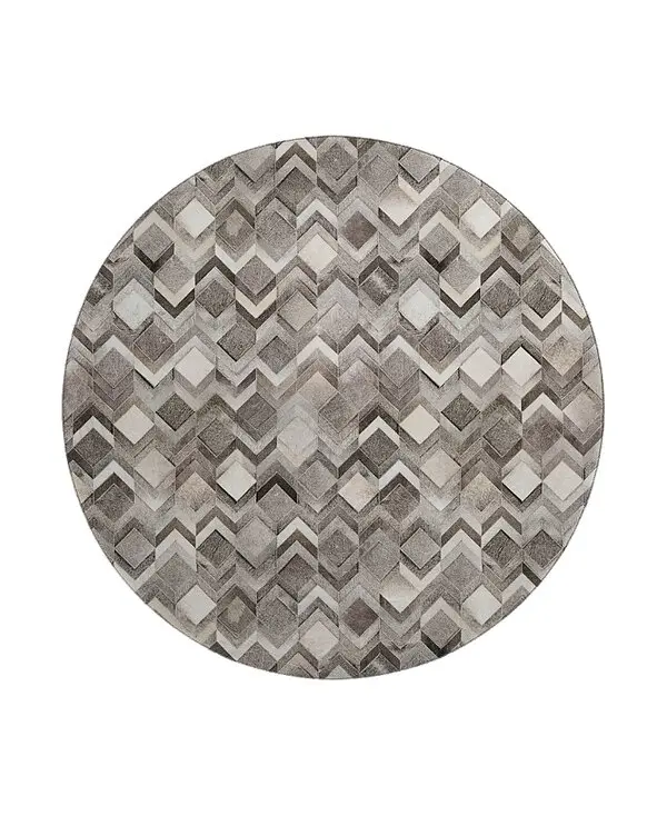 DALYN RUG COMPANY Dalyn Bozeman Bm5 Round Area Rug, 8' X 8 - Gray
