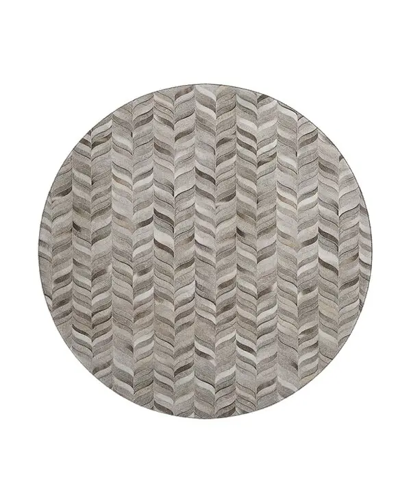 DALYN RUG COMPANY Dalyn Bozeman Bm11 Round Area Rug, 8' X 8 - Gray