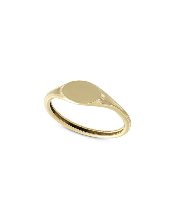 Bloomingdale'S 14k Yellow Gold Small Signet Ring