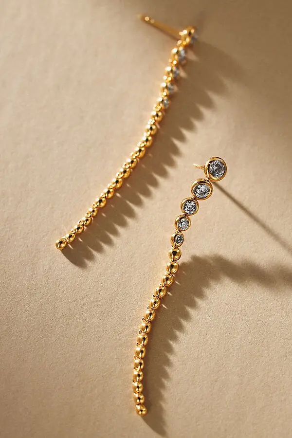 MISSOMA Articulated Beaded Stone Drop Earrings