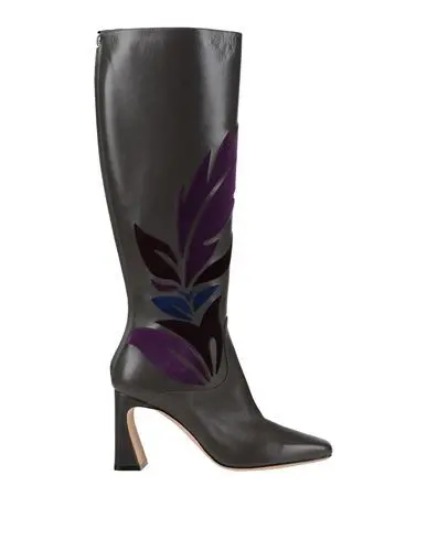 Alberta Ferretti Lead Leather Boots