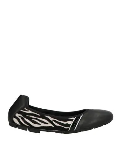 Hogan Leather Ballet Flats - Black
