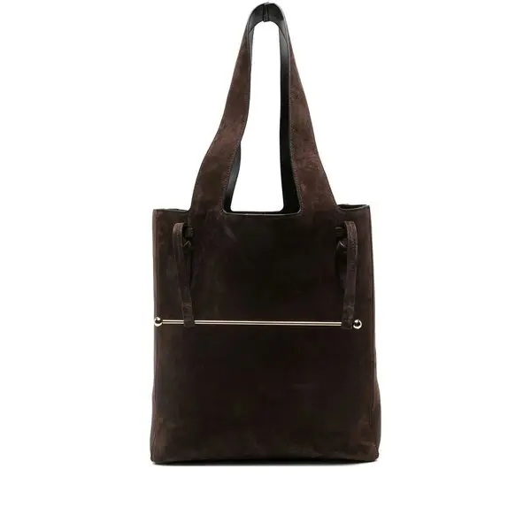 Strathberry Suede Tote With Removable Pouch