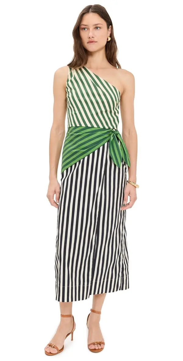SIMONMILLER Belem Poplin Midi Dress