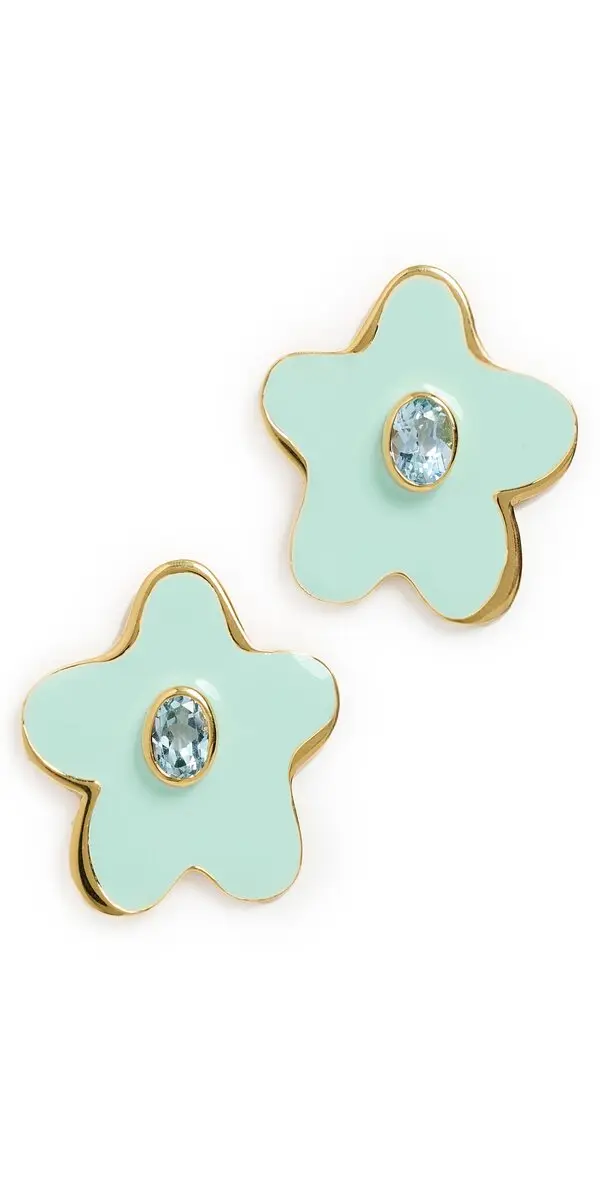 LIZZIE FORTUNATO Camilo Stud Earrings