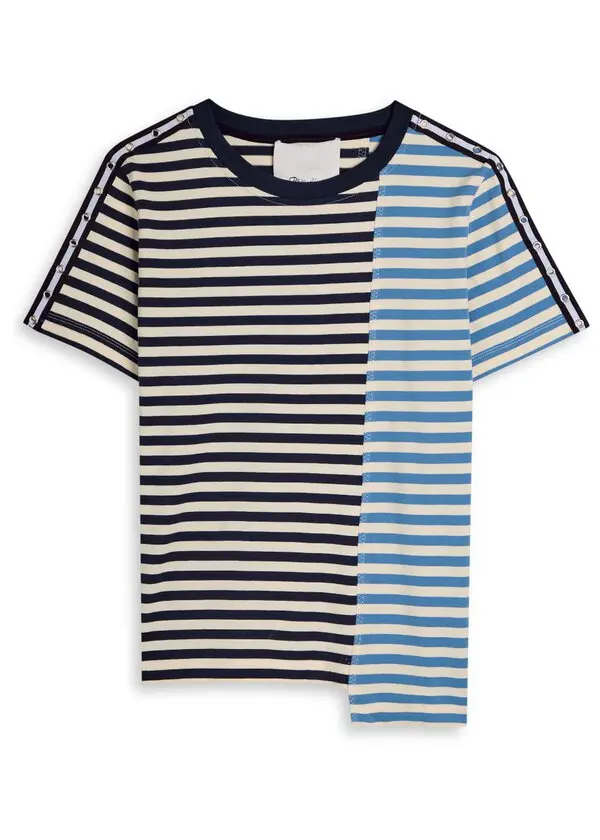3.1 Phillip Lim Striped Cotton T-shirt - Stripe