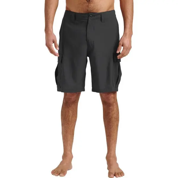 Quiksilver Union Amphibian Cargo 20 Hybrid Shorts - Black