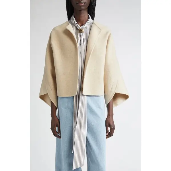 Max Mara Ovada Virgin Wool & Cashmere Jacket - Sand
