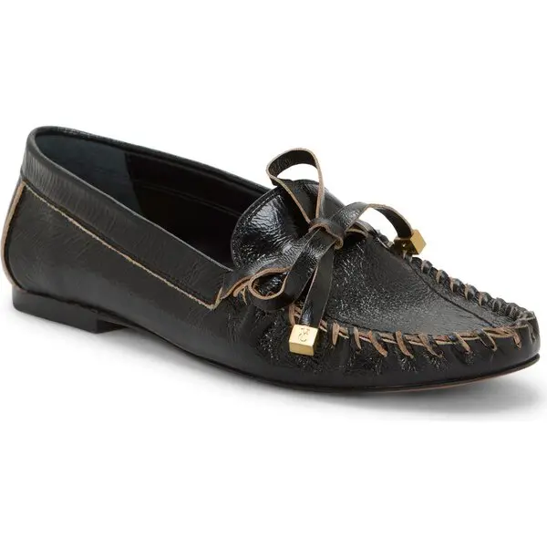 Vince Camuto Katena Leather Loafer - Black