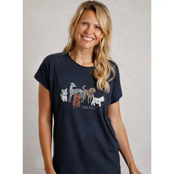 WEIRD FISH Walkies Slub T-shirt