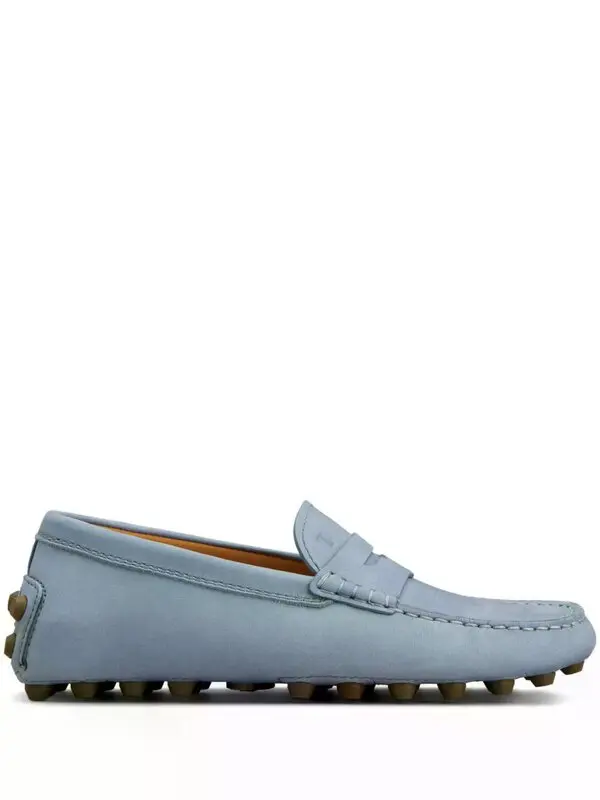 TOD'S Leather Loafers - Blue