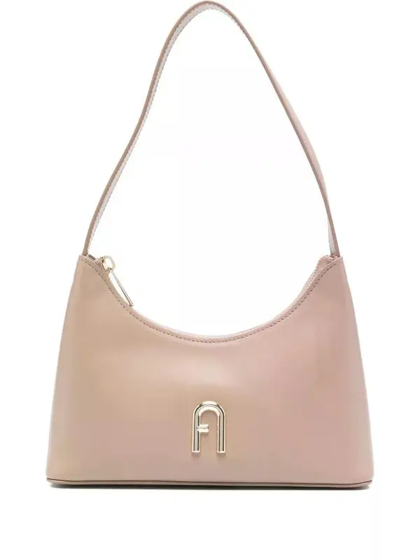 Furla Leather Shoulder Bag - Neutrals