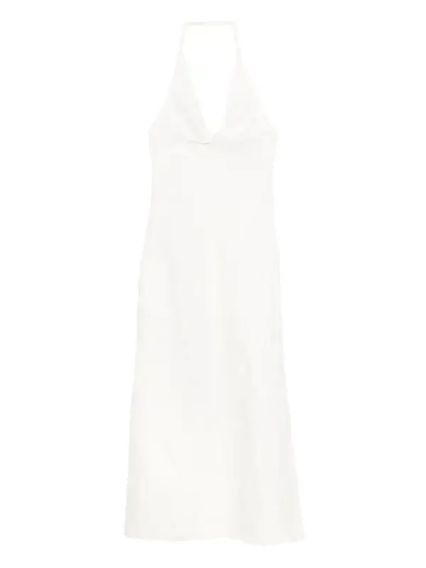 Sir The Label Halterneck Embroidered Midi Dress