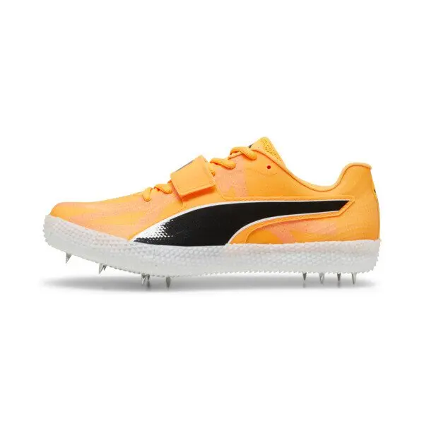 PUMA Evospeed High Jump 11 Ultraweave Track Spikes - Sun Stream-sunset Glow- Black