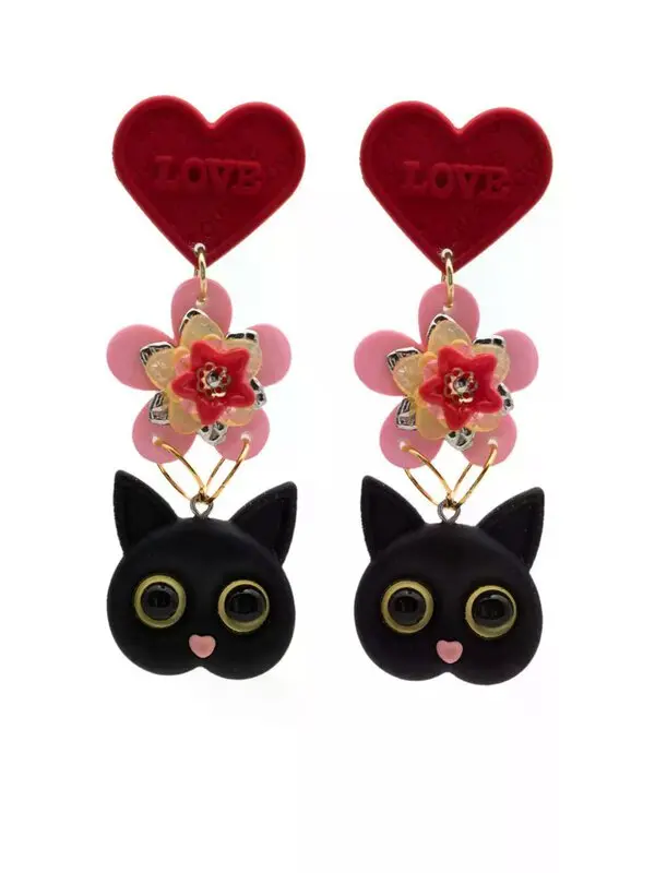 AMIR SLAMA Charm-embellished Drop Earrings