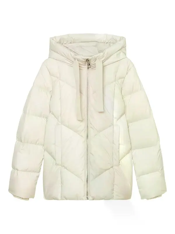 Marc O'polo Quilted Hooded Jacket - White