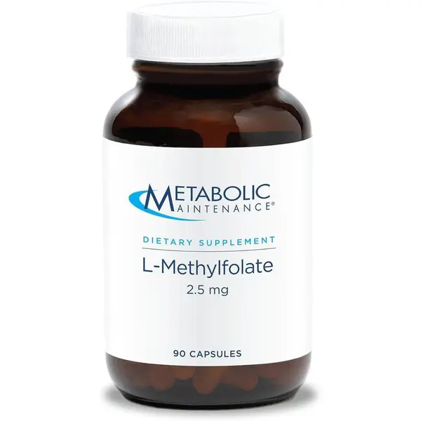 METABOLIC MAINTENANCE L-methylfolate 2.5 Mg 90 Capsules