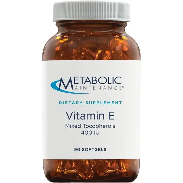 METABOLIC MAINTENANCE Vitamin E Mixed Tocopherols 400 Iu 90 Softgels