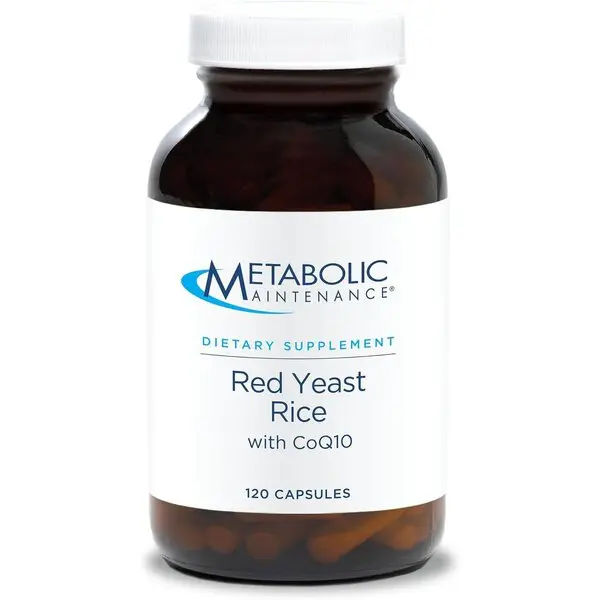 METABOLIC MAINTENANCE Red Yeast Rice W/ Coq10 120 Capsules