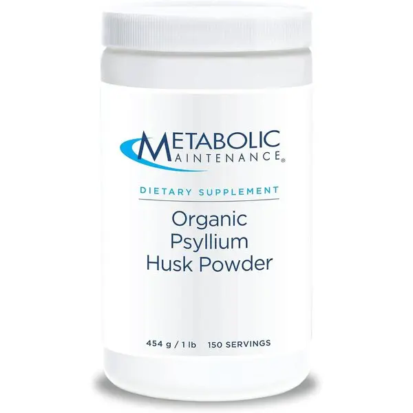 METABOLIC MAINTENANCE Psyllium Husk Powder 454 Grams