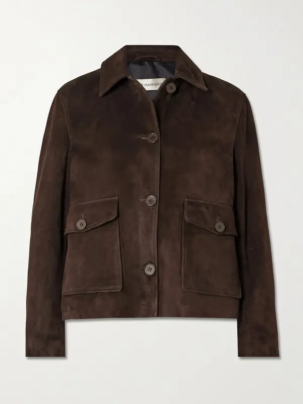 Nour Hammour Louise Suede Jacket