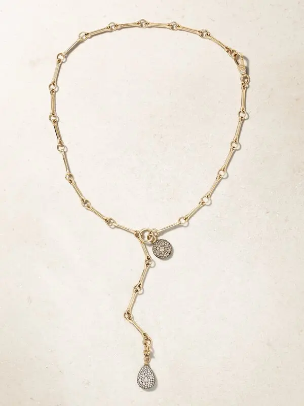 LUCY DELIUS 14-karat And Diamond Necklace