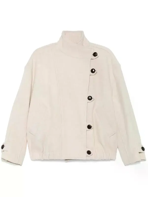 Isabel Marant Hanis Coat - Neutrals