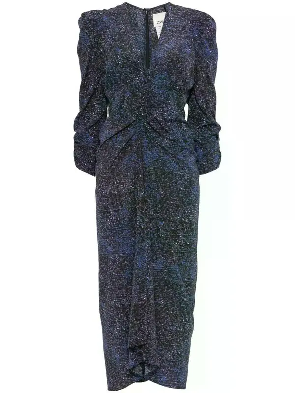 Isabel Marant Albini Midi Dress - Blue