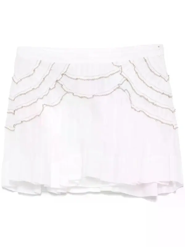 MARANT ETOILE Ceola Mini Skirt - Neutrals