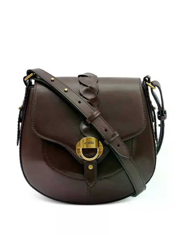 Isabel Marant Small Altay Leather Saddle Bag - Brown