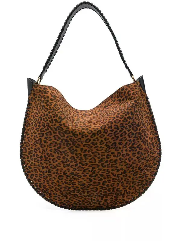 Isabel Marant Oskan Soft Hobo Bag - Brown