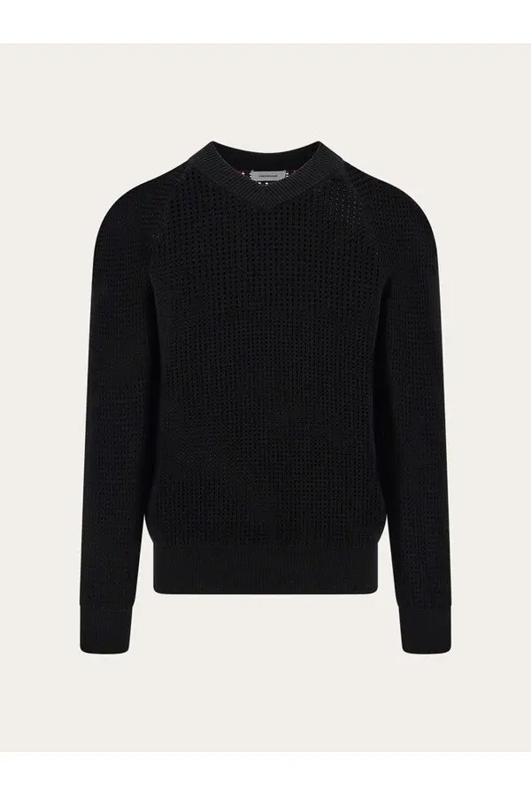 FERRAGAMO Open Knit Sweater