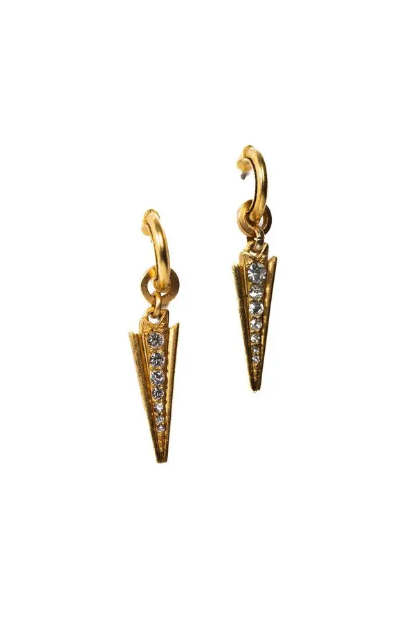 ELIZABETH COLE Johan Crystal Embellished Earrings