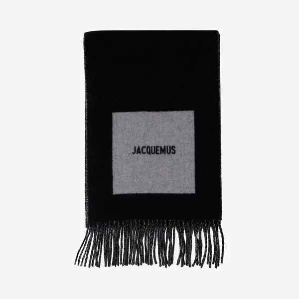 Jacquemus Rond Carré Scarf - Black