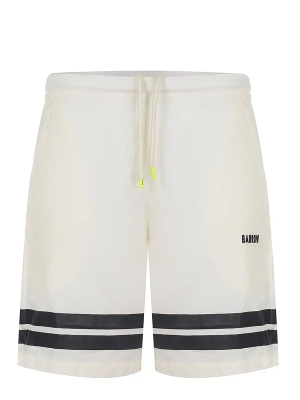 BARROW Cotton Shorts - Yellow