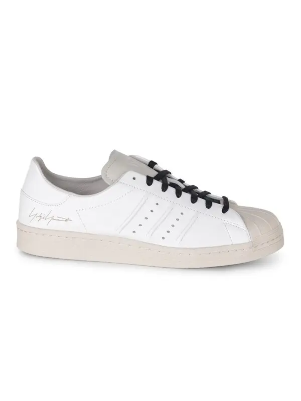 Y3 Superstar' Leather Sneakers - White