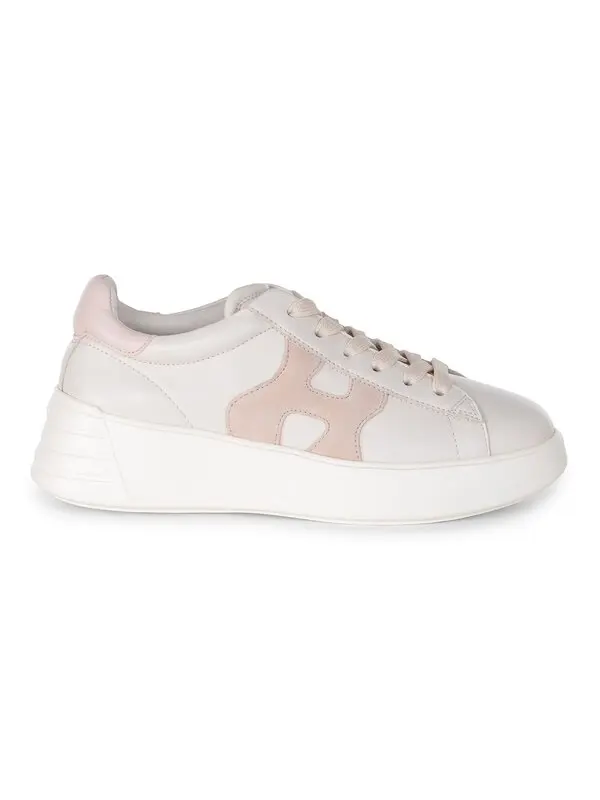Hogan Leather Sneakers - Ivory