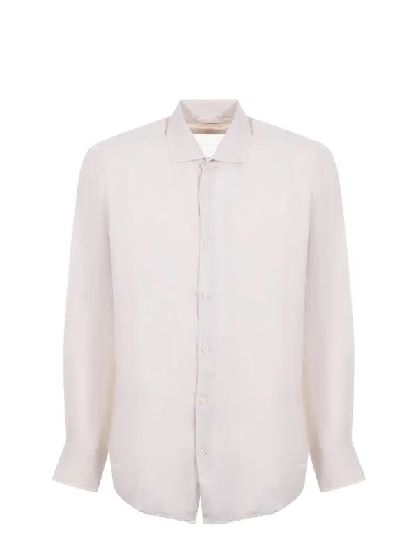 MC2 SAINT BARTH Linen Shirt - Beige