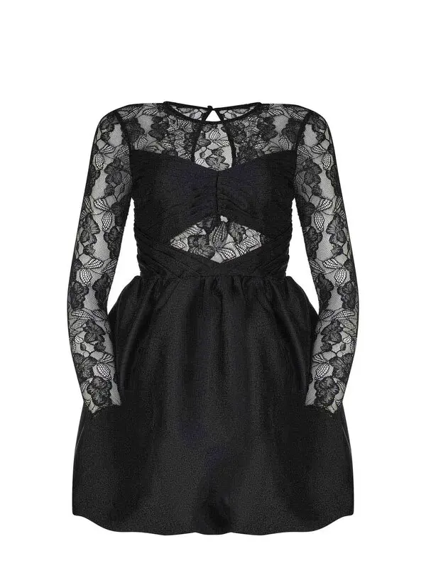 SELF-PORTRAIT Cotton Blend Dress